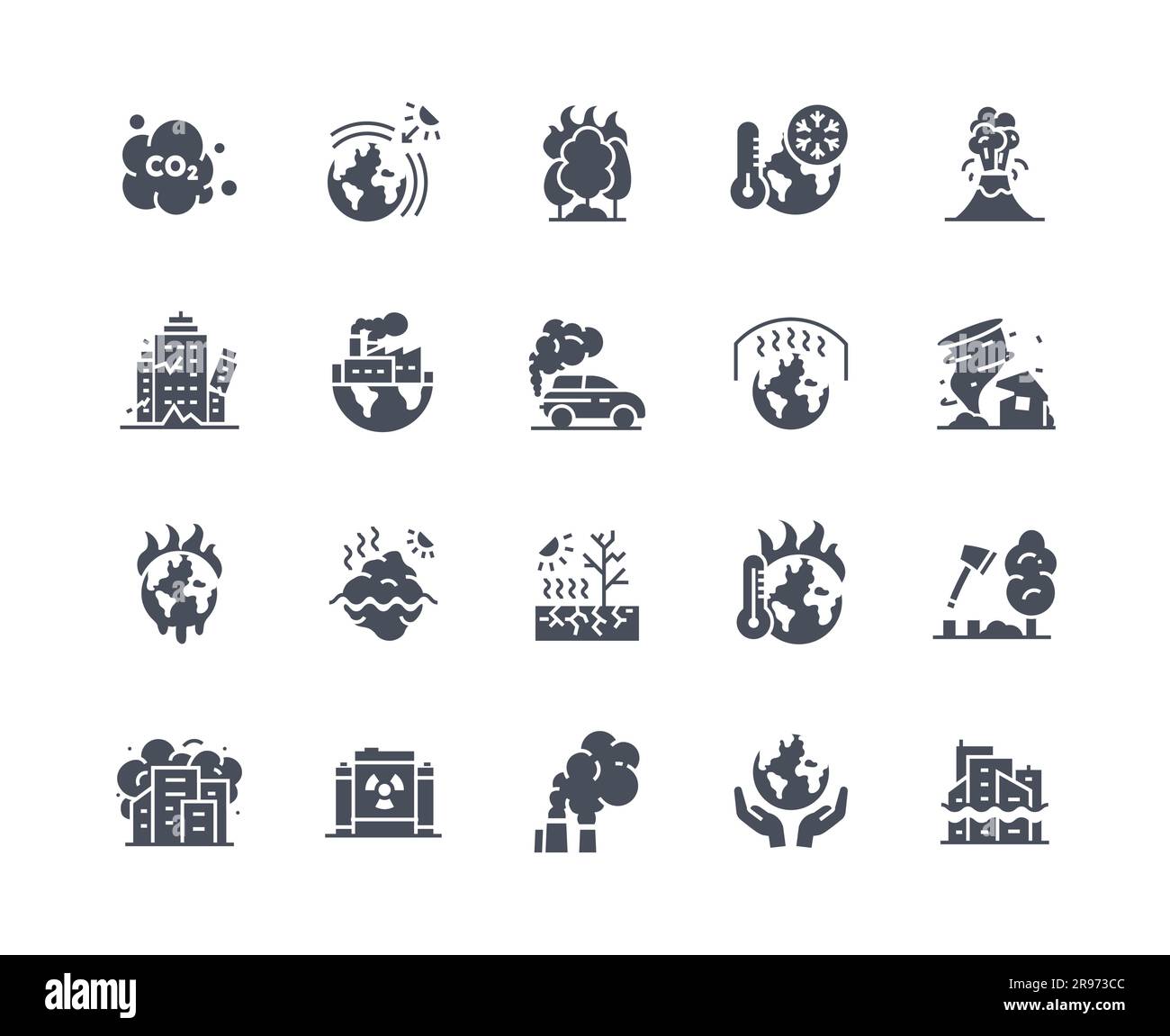 Climate change icons vector black Stock Vector Image & Art - Alamy Climate change icons vector black Stock Vector Image & Art - Alamy