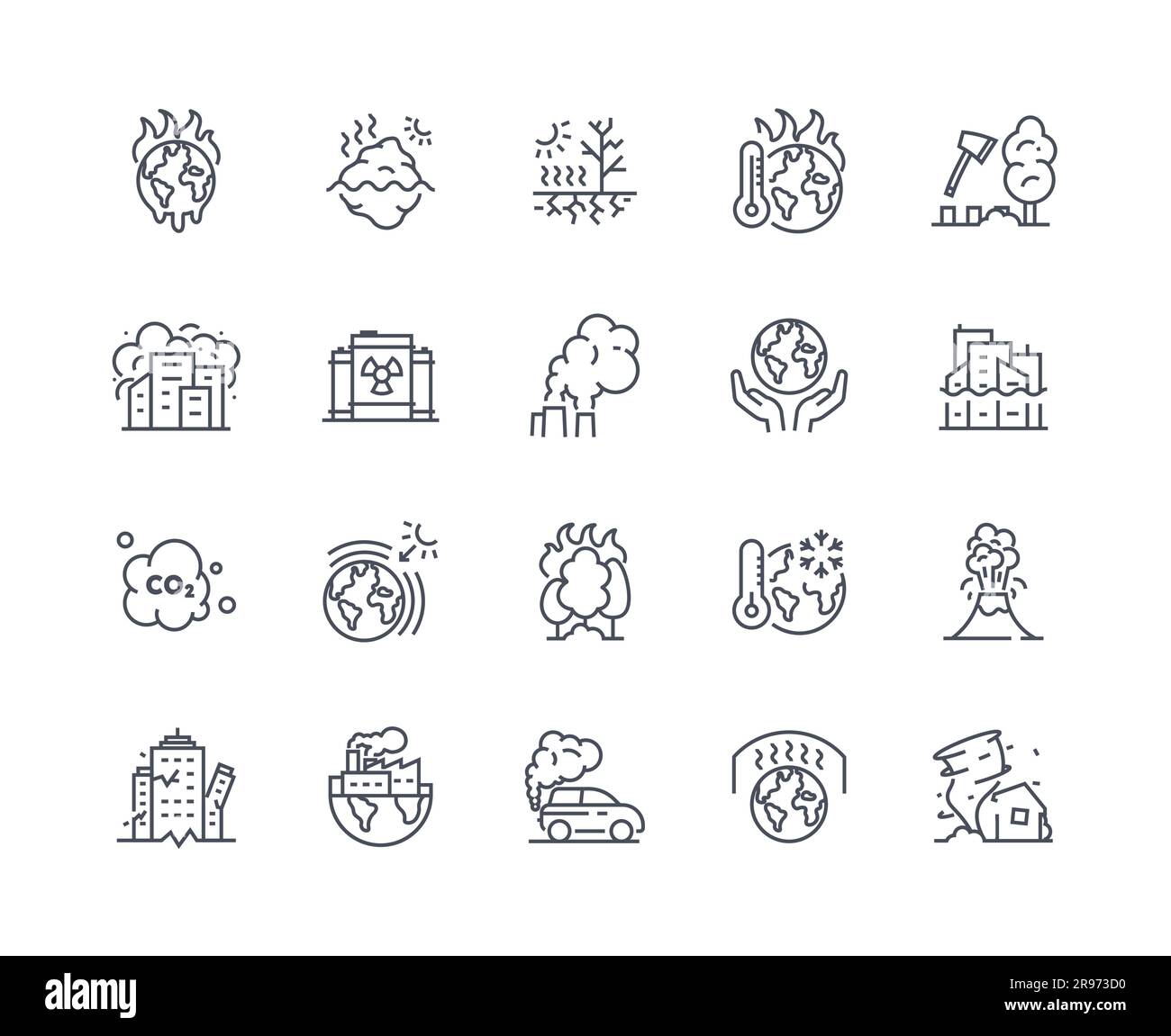 Climate change icons vector outline Stock Vector Image & Art - Alamy Climate change icons vector outline Stock Vector Image & Art - Alamy