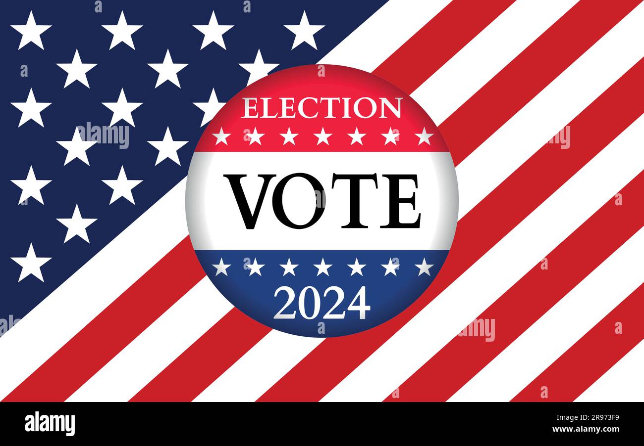 USA election 2024 vector background Stock Vector Image & Art - Alamy