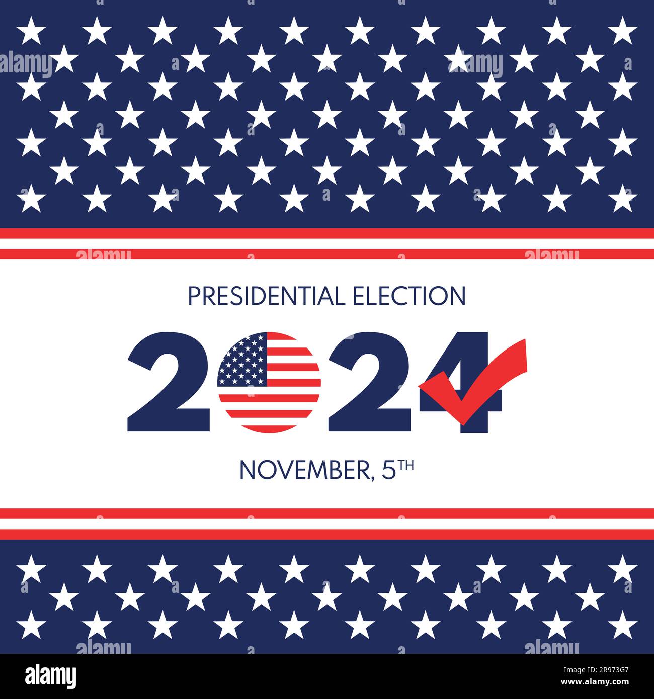 USA election 2024 vector background Stock Vector Image & Art - Alamy