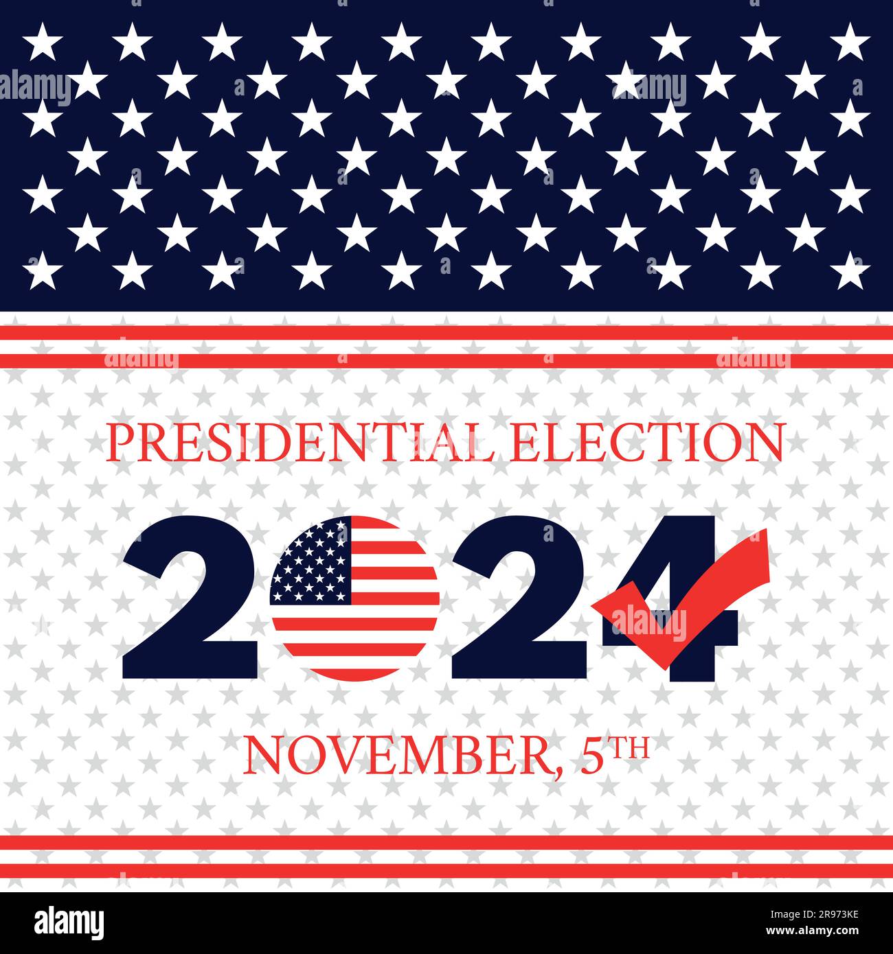 USA election 2024 vector background Stock Vector Image & Art - Alamy
