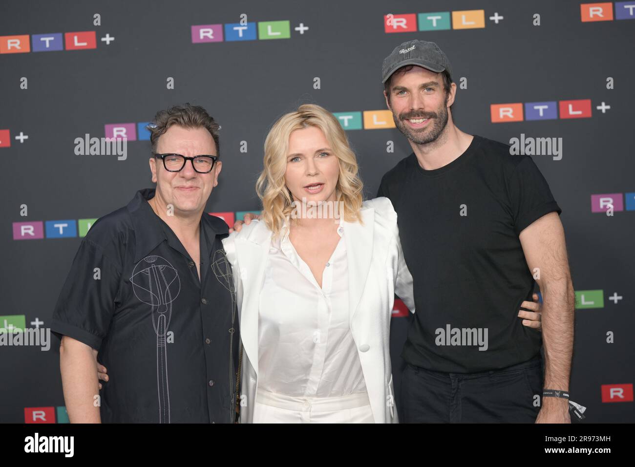 Munich, Germany. 24th June, 2023. Actors Ronald Kukulies, (l-r ...