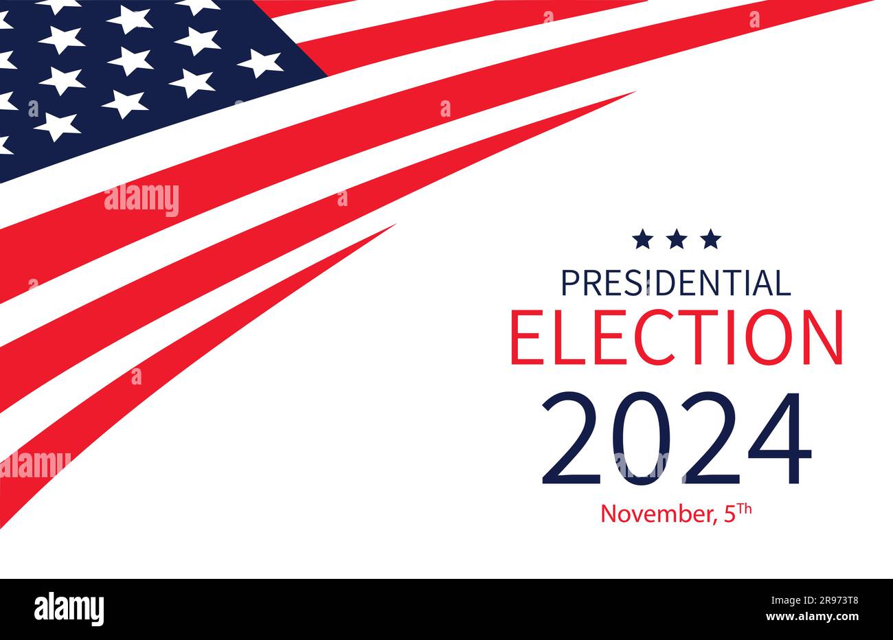 USA election 2024 vector background Stock Vector Image & Art - Alamy