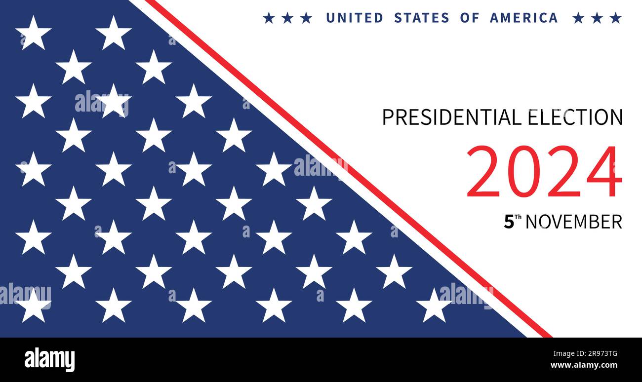 USA election 2024 vector background Stock Vector Image & Art - Alamy