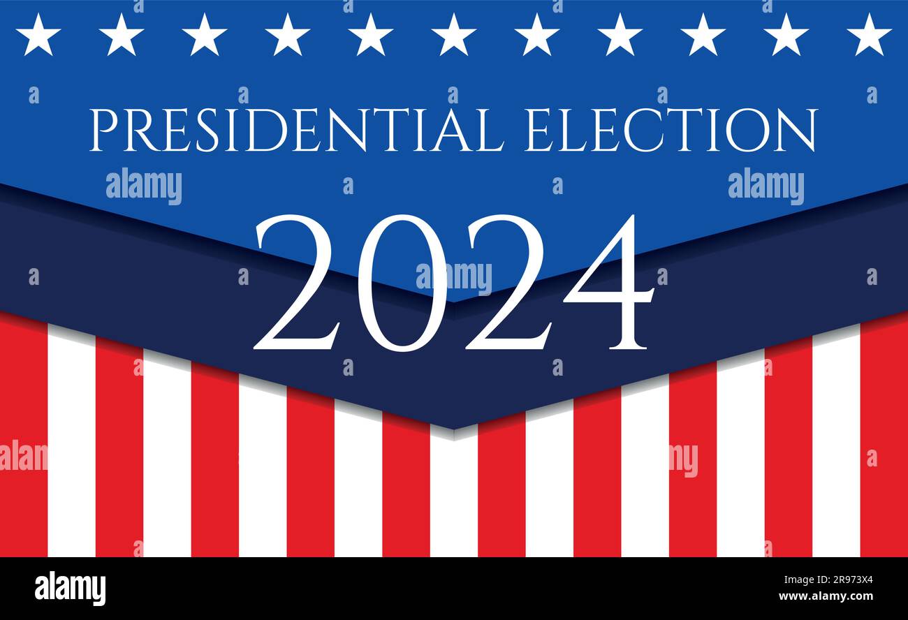 USA election 2024 vector background Stock Vector Image & Art - Alamy