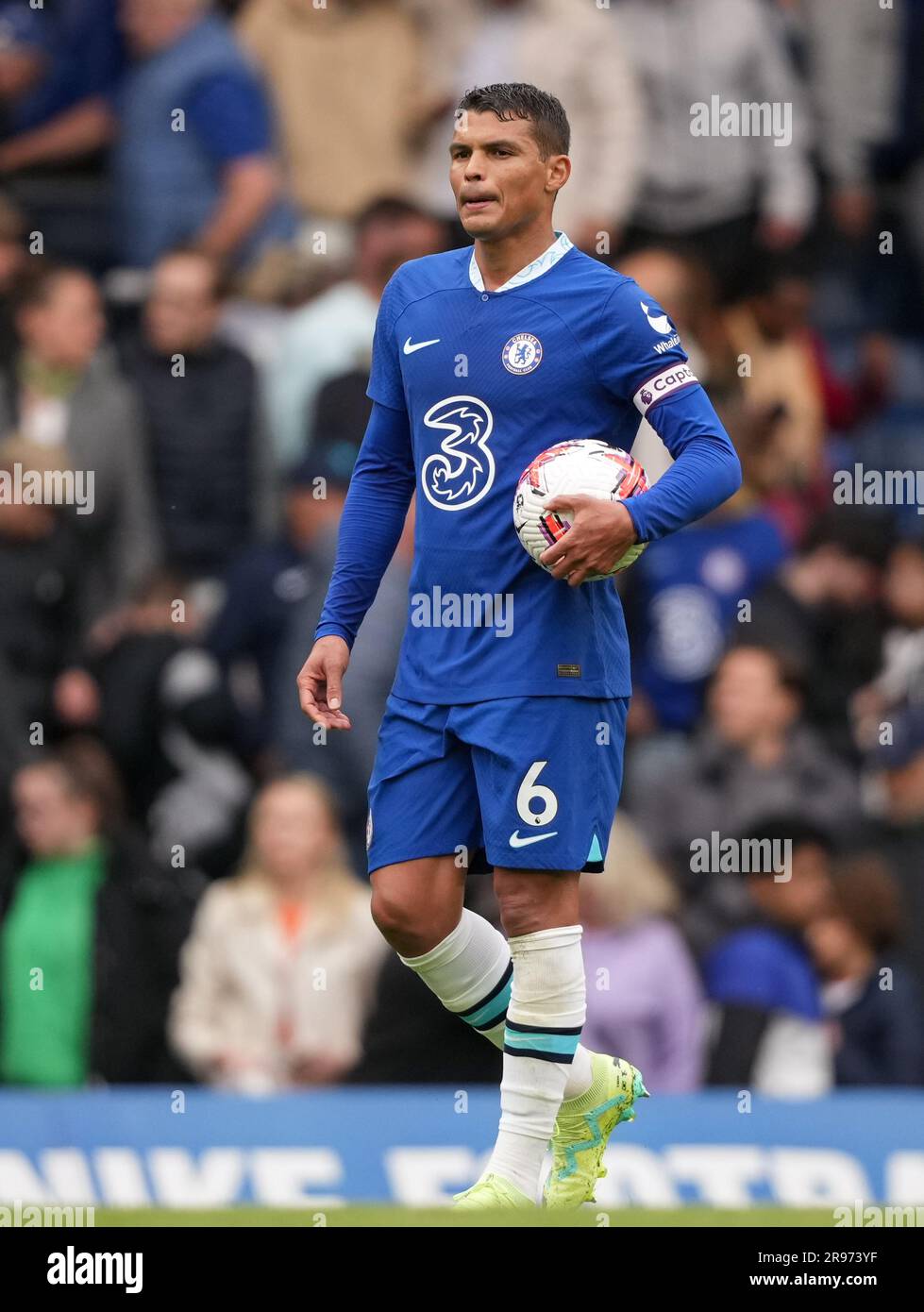 Thiago Silva of Chelsea during the Premier League match between Chelsea ...