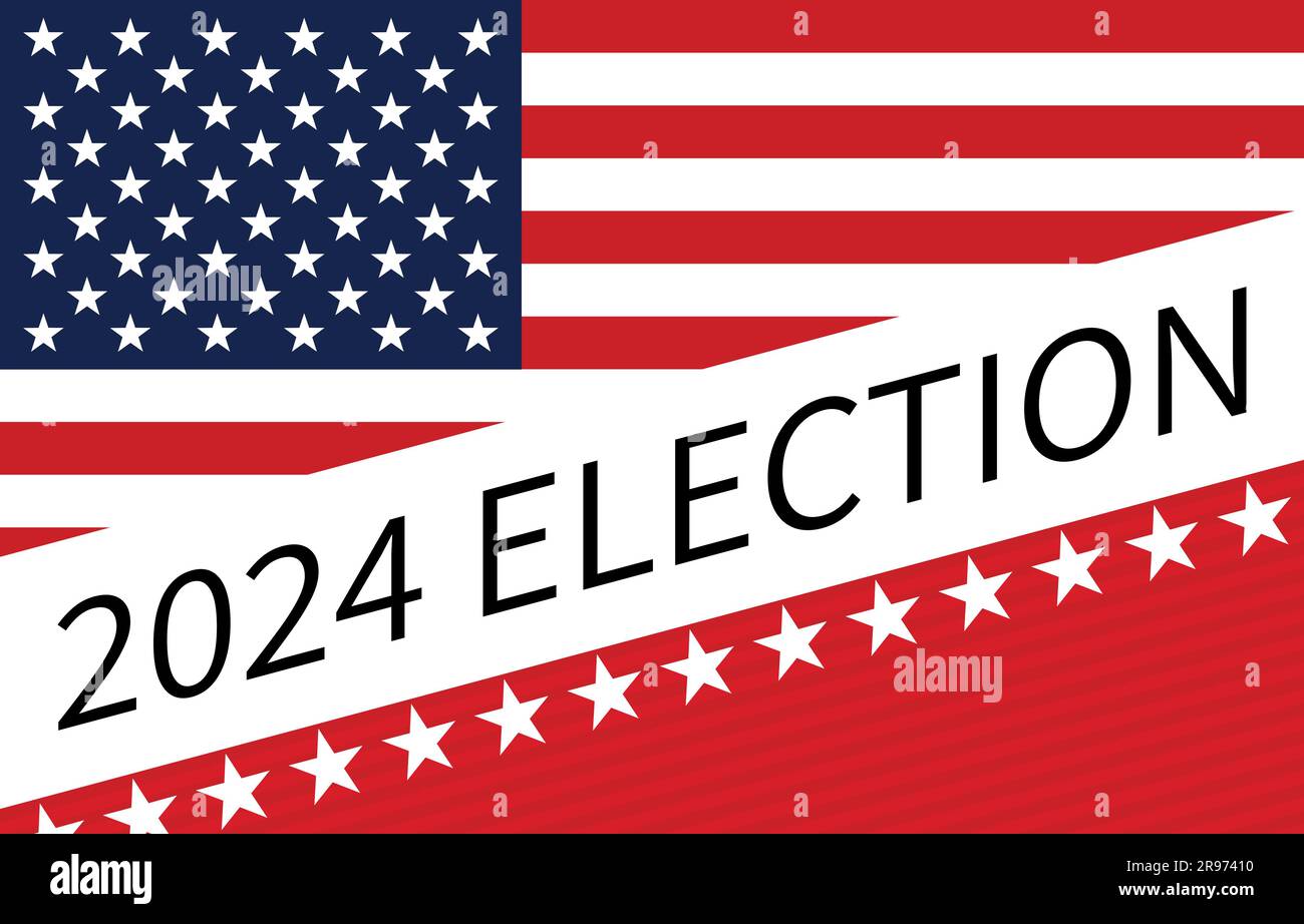 USA election 2024 vector background Stock Vector Image & Art - Alamy