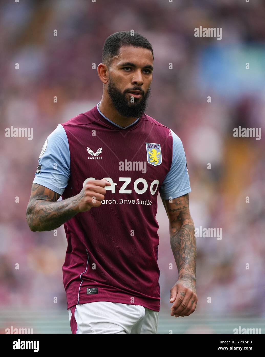 Douglas Luiz of Aston Villa during the Premier League match between ...