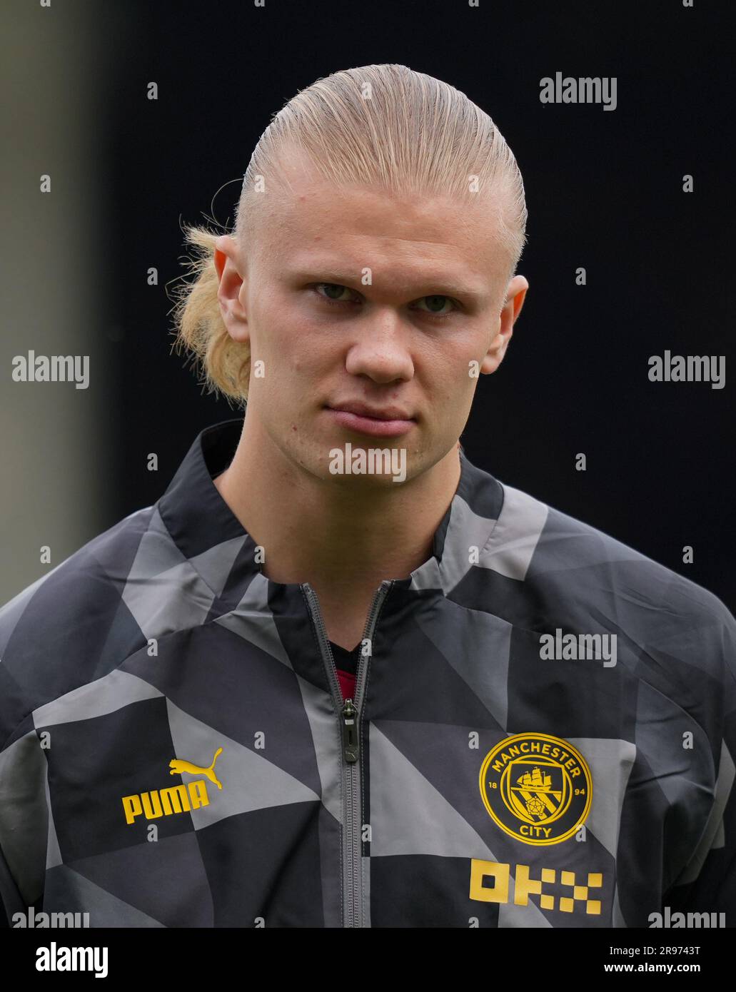 Erling Braut Haaland of Man City pre match during the Premier League ...