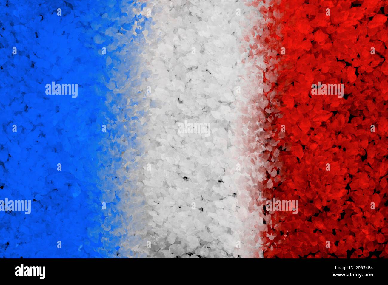 Grunge painted background white blue red French flag tricolor Stock ...