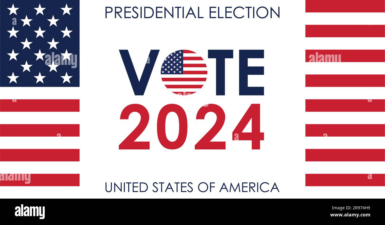 USA election 2024 vector background Stock Vector Image & Art - Alamy