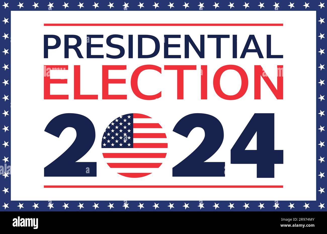 USA election 2024 vector background Stock Vector Image & Art - Alamy