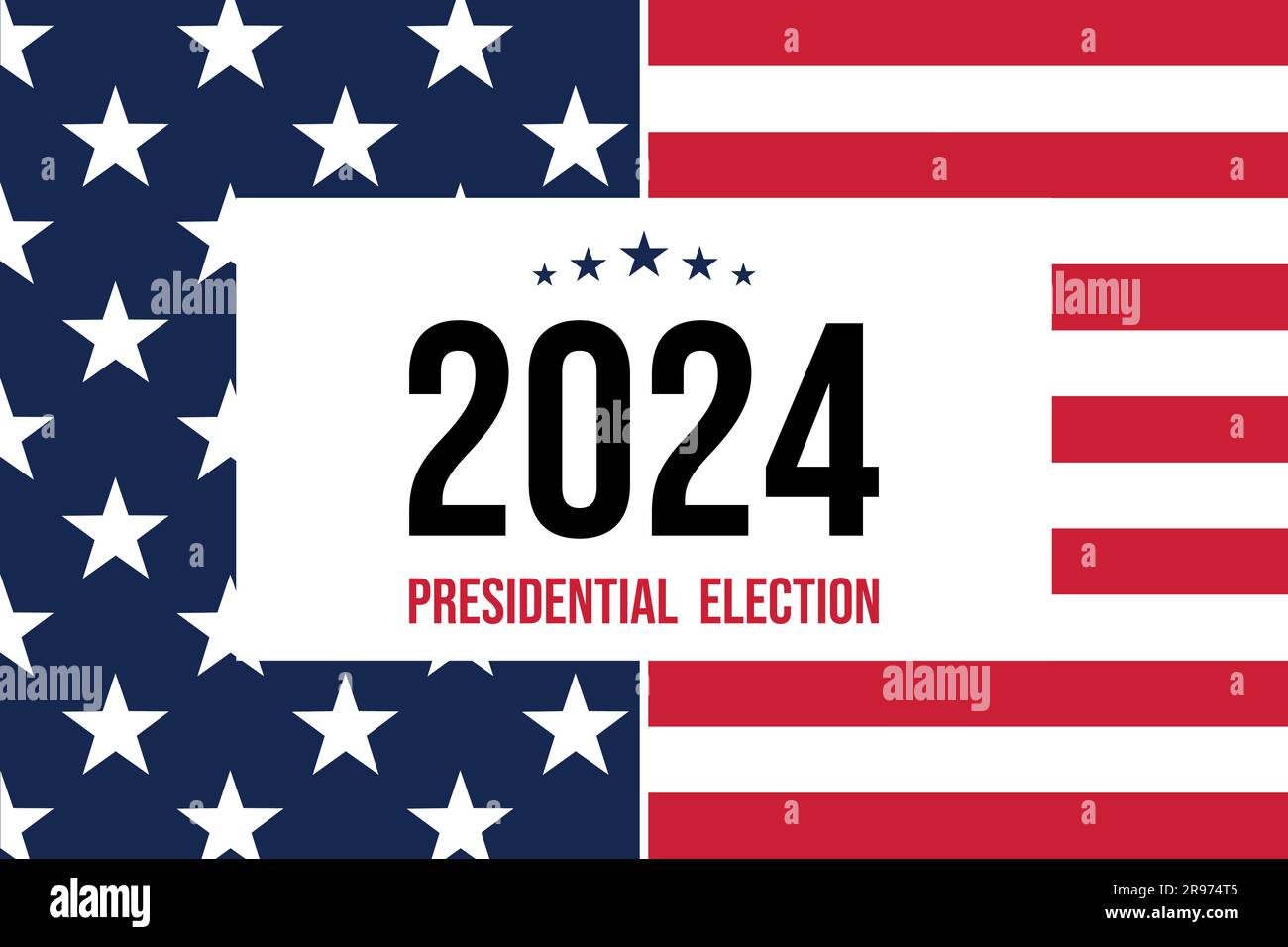 USA election 2024 vector background Stock Vector Image & Art - Alamy