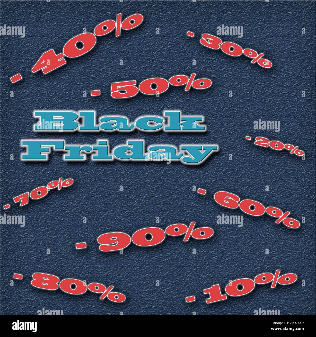 Black Friday sale banner design. Hand drawn glowing text on a dark ...