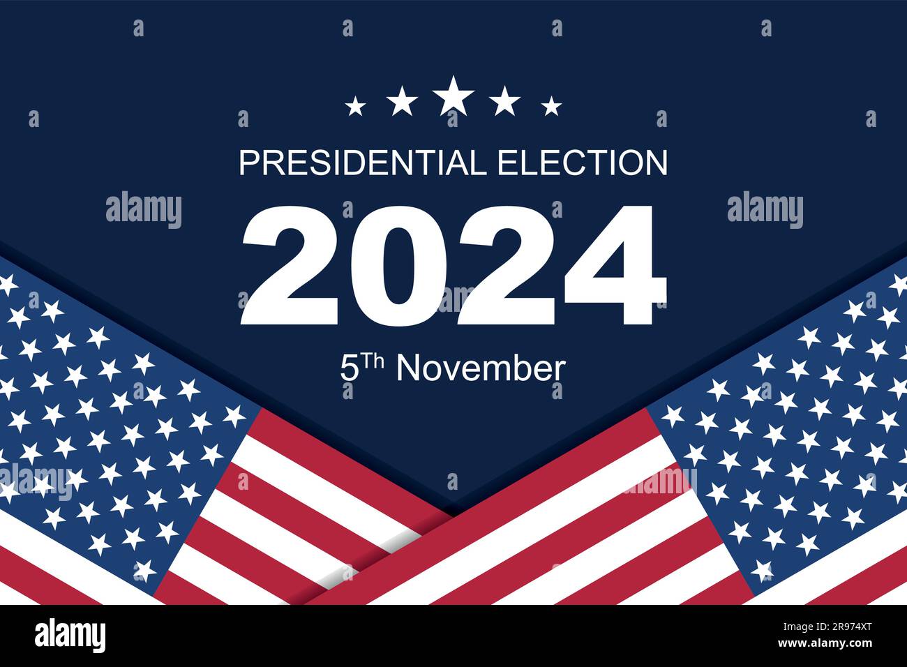 USA election 2024 vector background Stock Vector Image & Art - Alamy