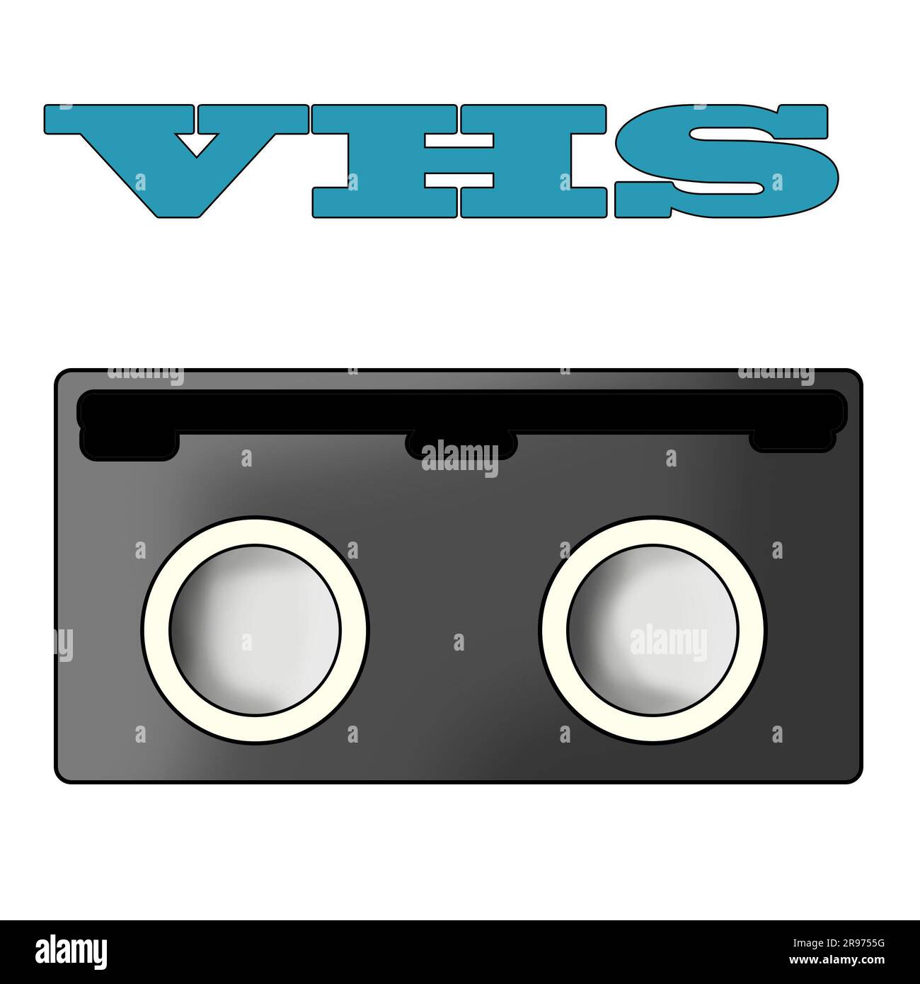 Old vhs player Cut Out Stock Images & Pictures - Alamy