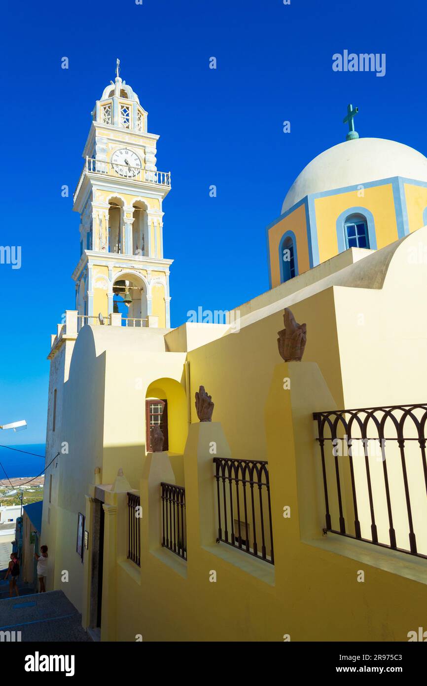 Passageway of beautiful Catholic Cathedral of Saint John the Baptistin ...