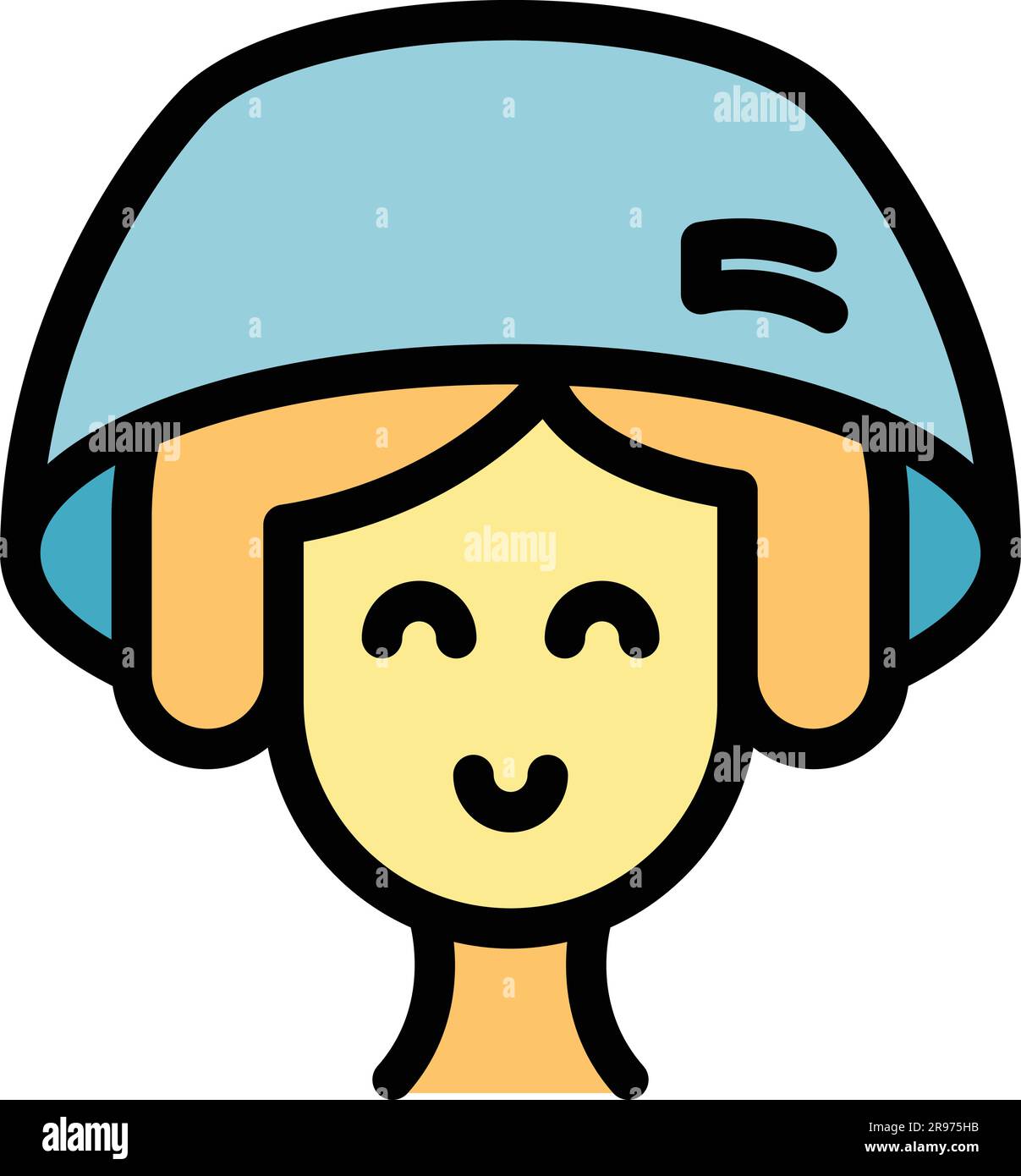 Coiffure beauty salon icon. Outline Coiffure beauty salon vector icon ...