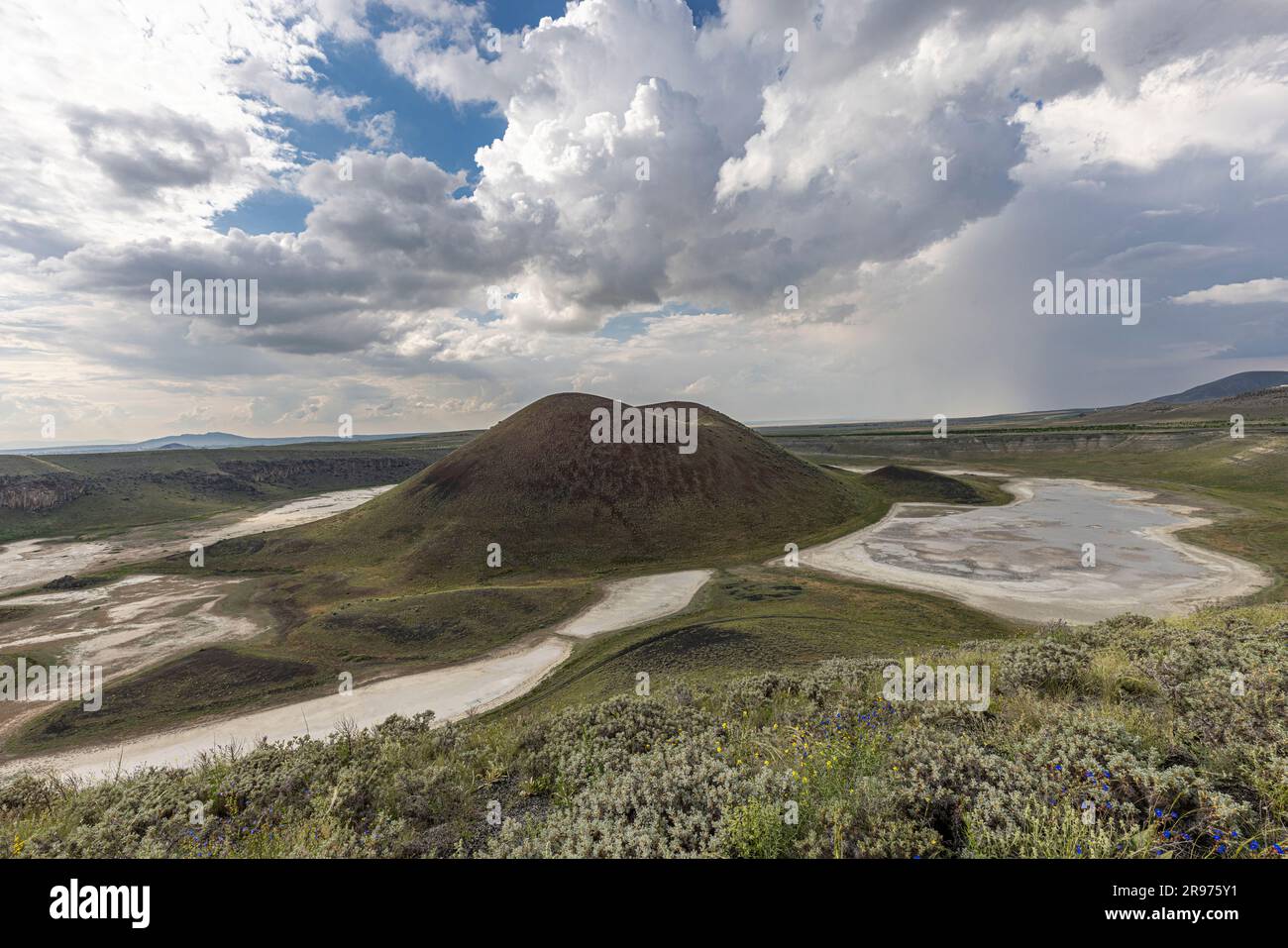 Meke Crater Lake. Lake Meke is a crater lake composed of two nested ...