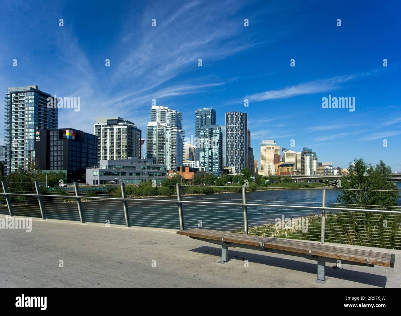 George C. King Bridge East Village Calgary Alberta Stock Photo - Alamy