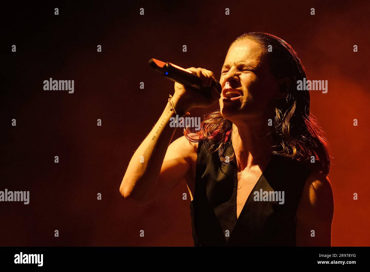 Glastonbury, UK. 24th June, 2023. Christine and the Queens photographed ...