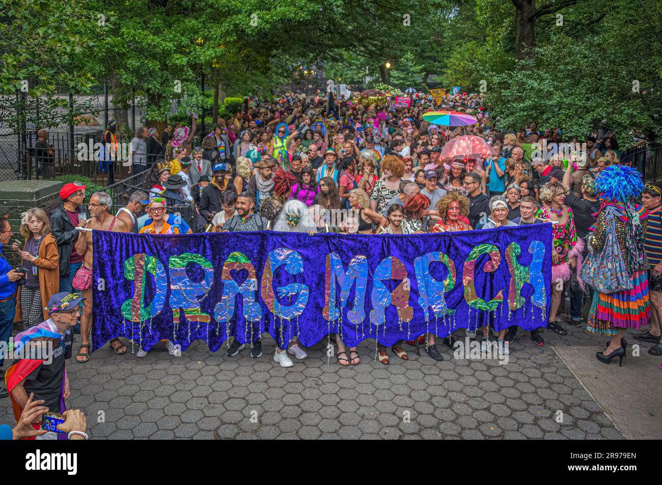 USA. 23rd June, 2023. Hundreds Of Drag Queens and Kings filled the ...