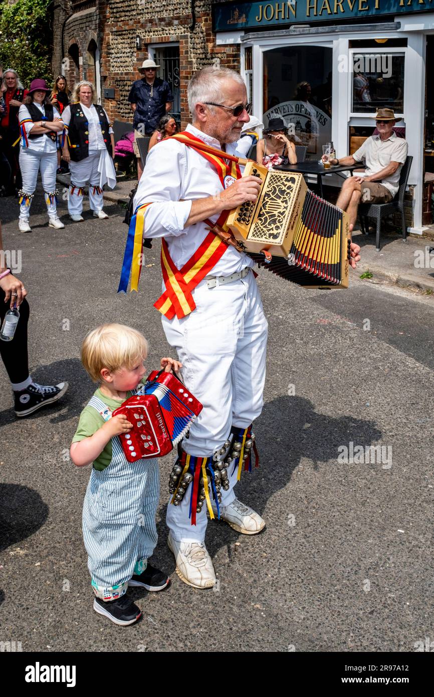 Morris Dancing Musicians Perform At The Sussex Day Of Dance Event ...