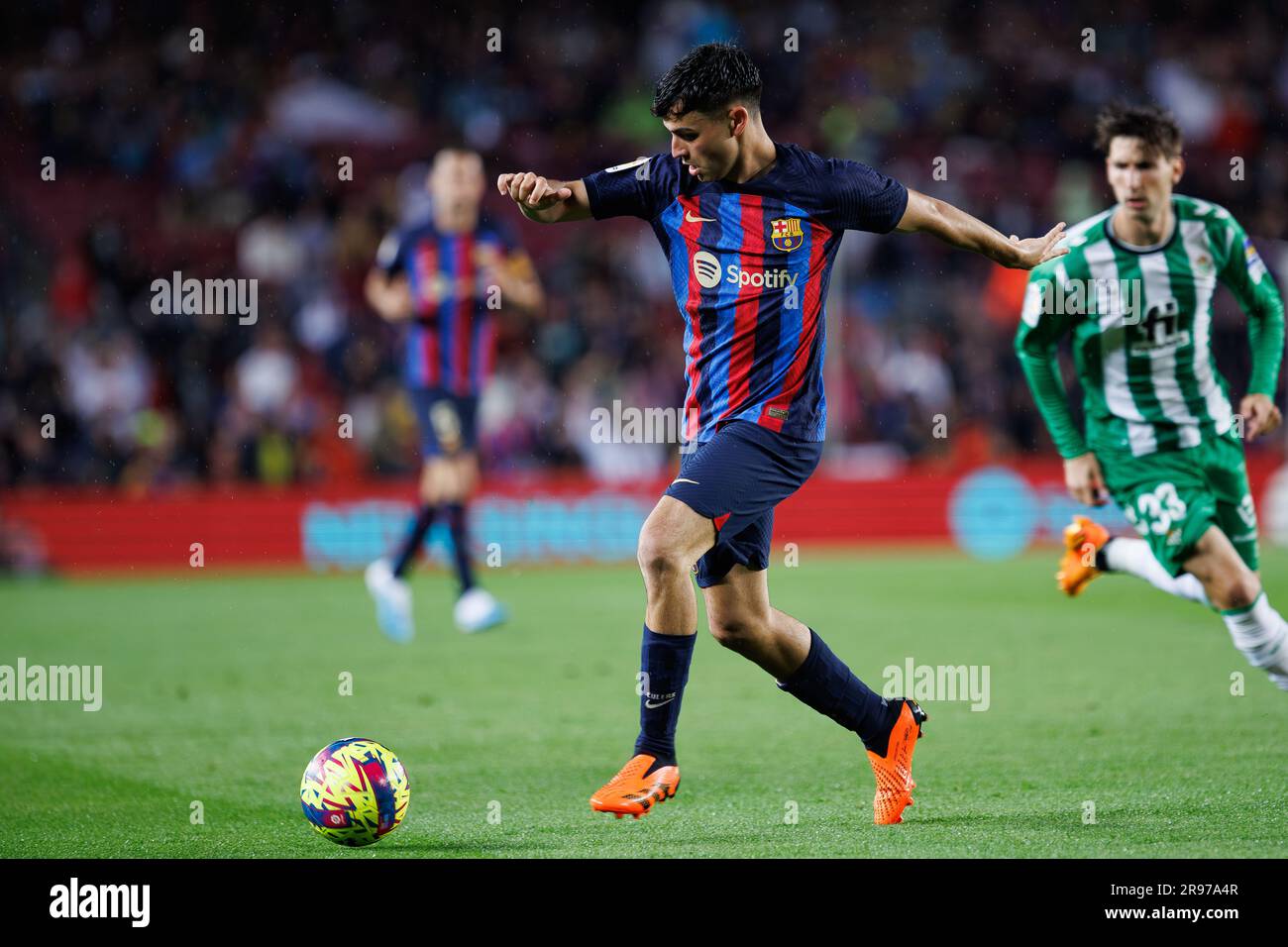 BARCELONA - APR 29: Pedri in action during the LaLiga match between FC ...