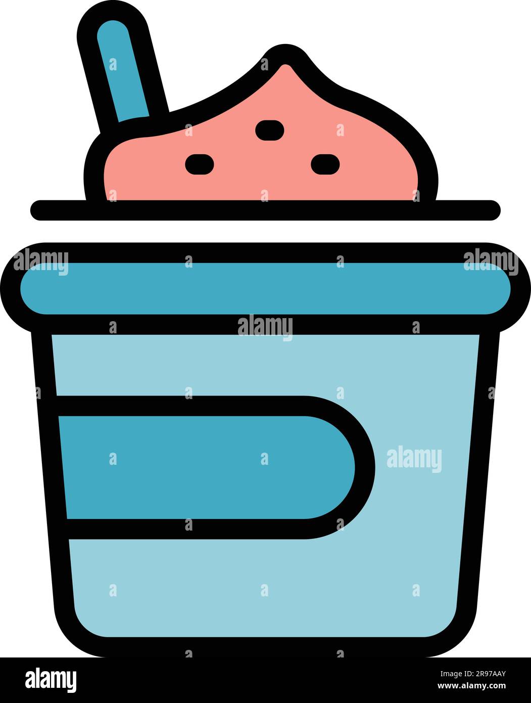 Korean cosmetics care cream icon. Outline Korean cosmetics care cream ...