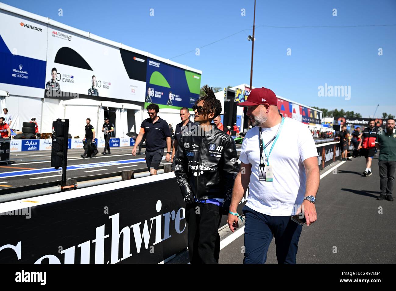 Jaden Smith Designs Special GEN3 Formula E LiveryOn the Grid during the ...