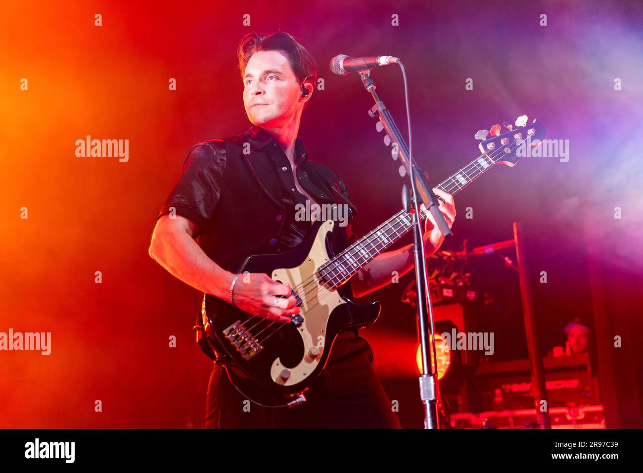 Jed Elliott of The Struts performs Friday, June 23, 2023, at The ...
