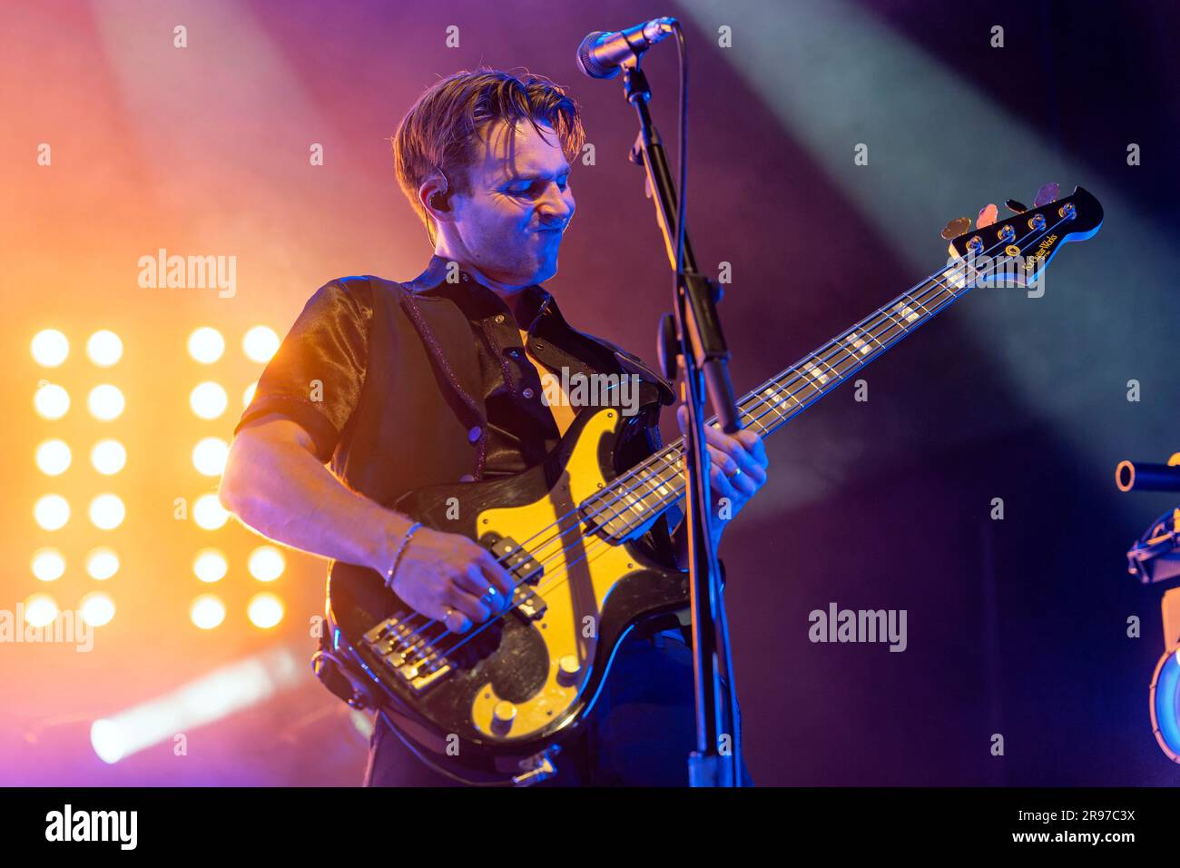 Jed Elliott of The Struts performs Friday, June 23, 2023, at The ...