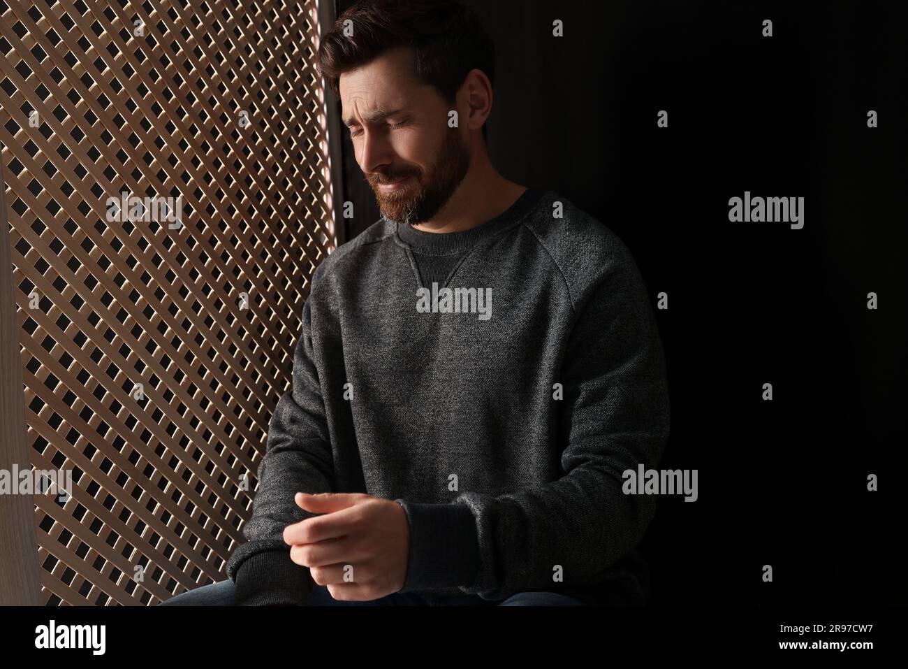 Catholic priest man talking in hi-res stock photography and images - Alamy