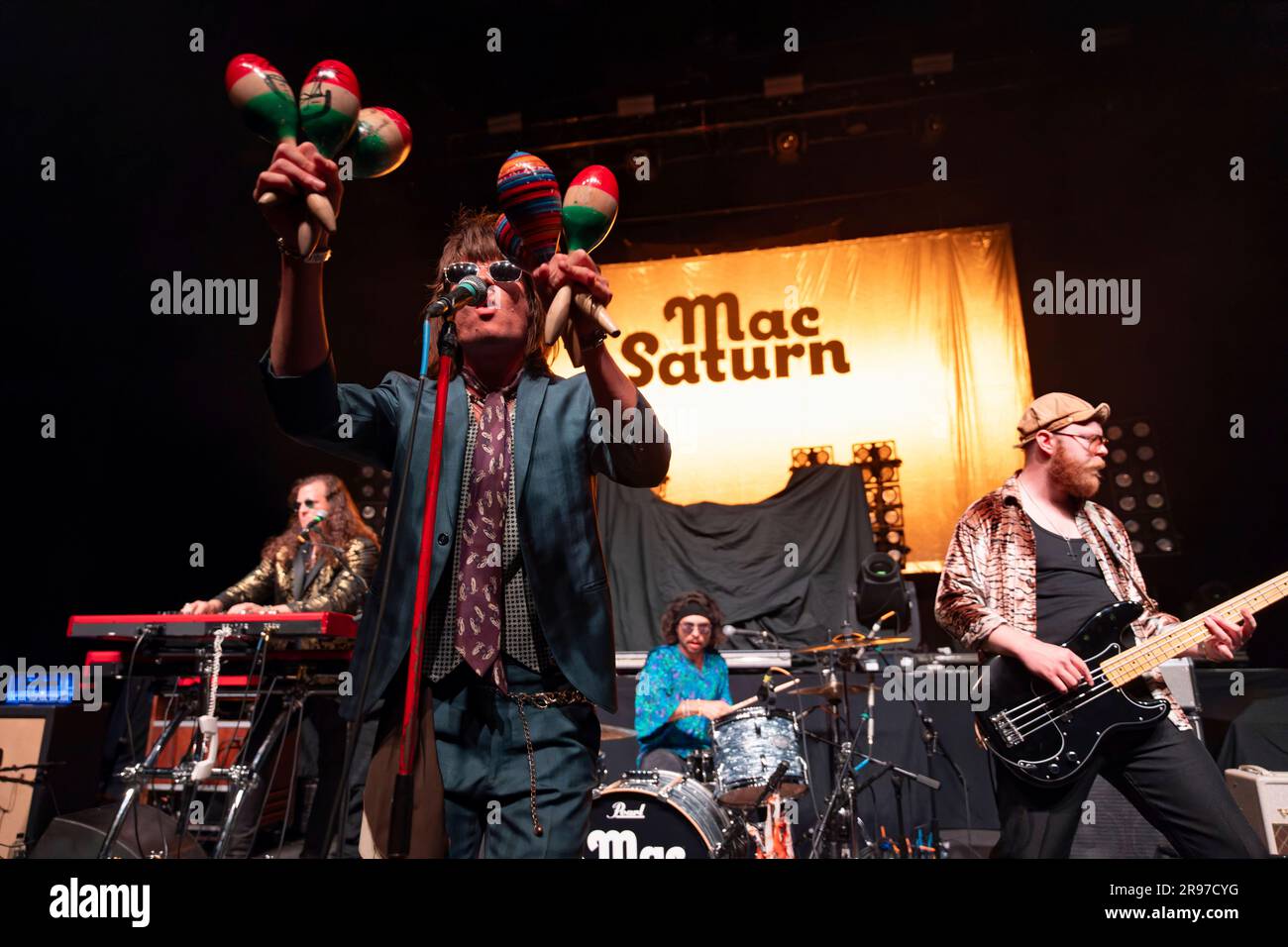 Carson Macc of Mac Saturn performs Friday, June 23, 2023, at The ...