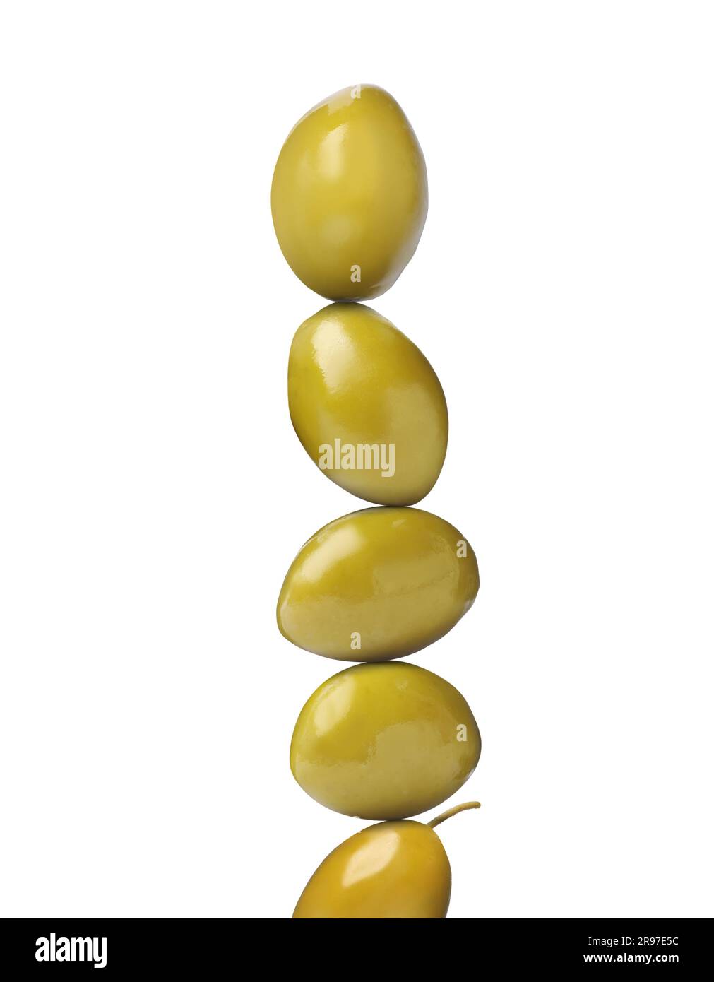 Stack of whole olives on white background Stock Photo - Alamy