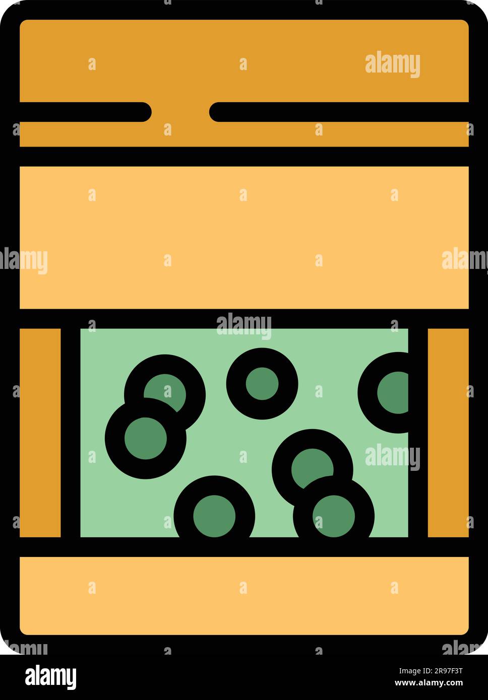 Lentil package icon. Outline Lentil package vector icon for web design ...