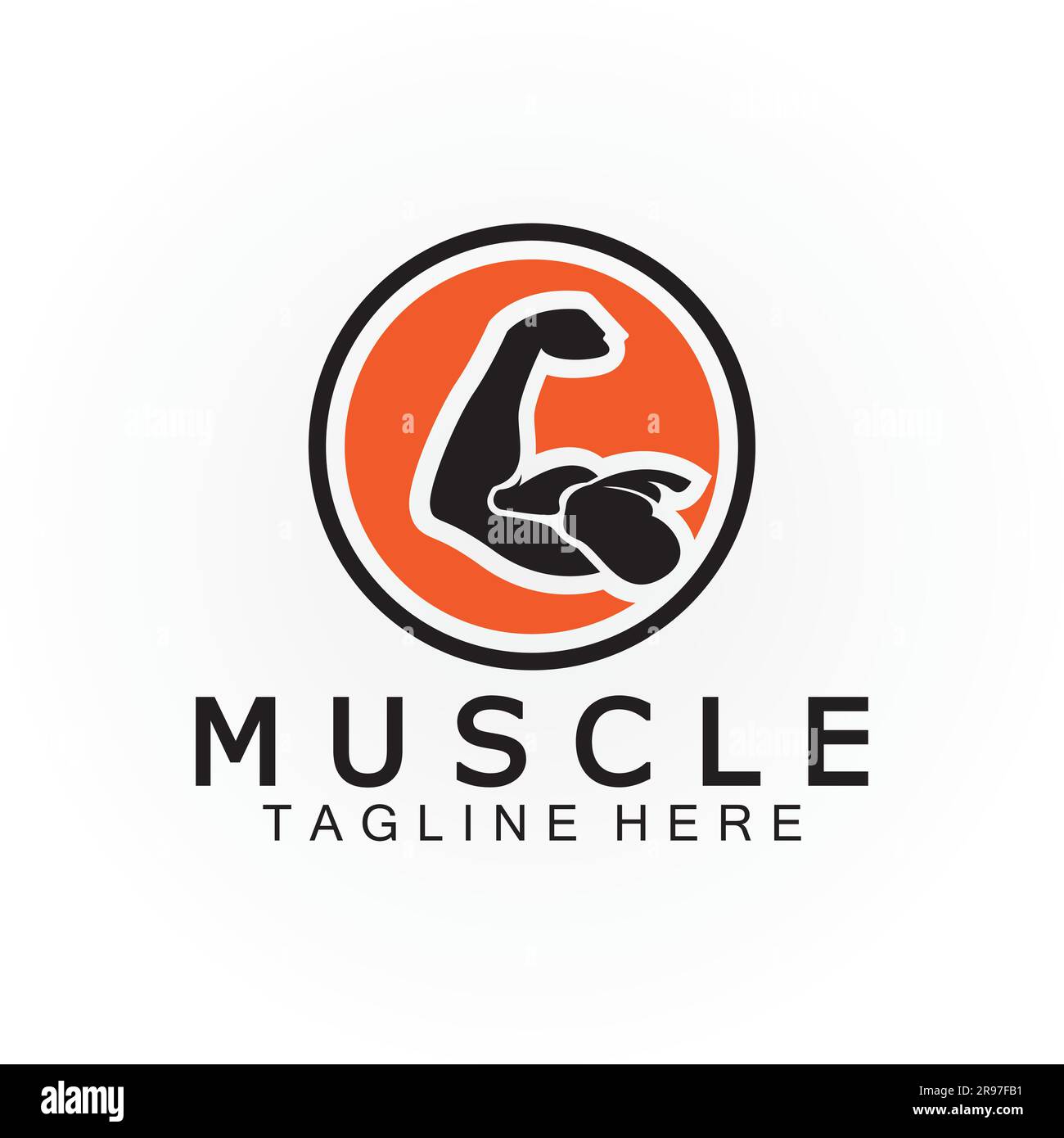 Muscle Logo Design Template