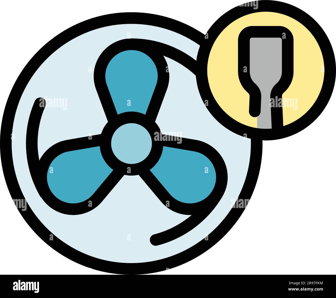 Repair air conditioner condition icon. Outline Repair air conditioner ...