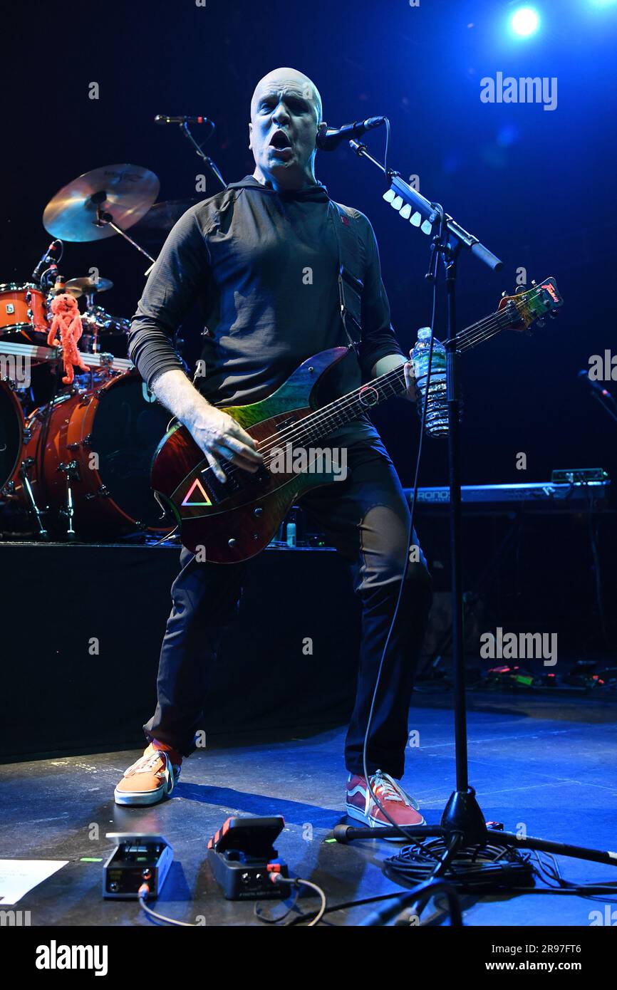 Hollywood FL, USA. 22nd June, 2023. Devin Townsend performs during The ...