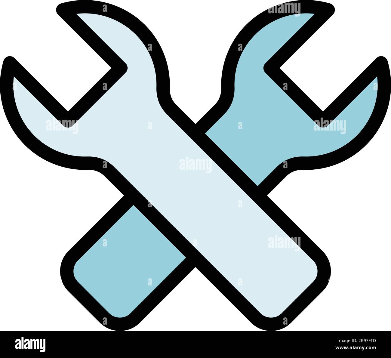 Repair dishwasher key icon. Outline Repair dishwasher key vector icon ...