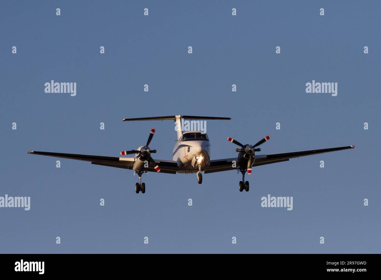 Hawker Beechcraft UC12F Huron Military Utility aircraft with the US ...