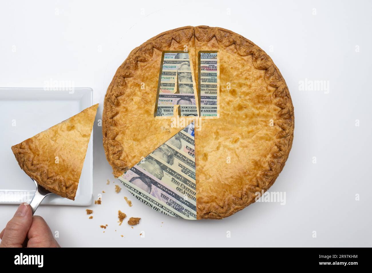 Money pie concept hi-res stock photography and images - Alamy