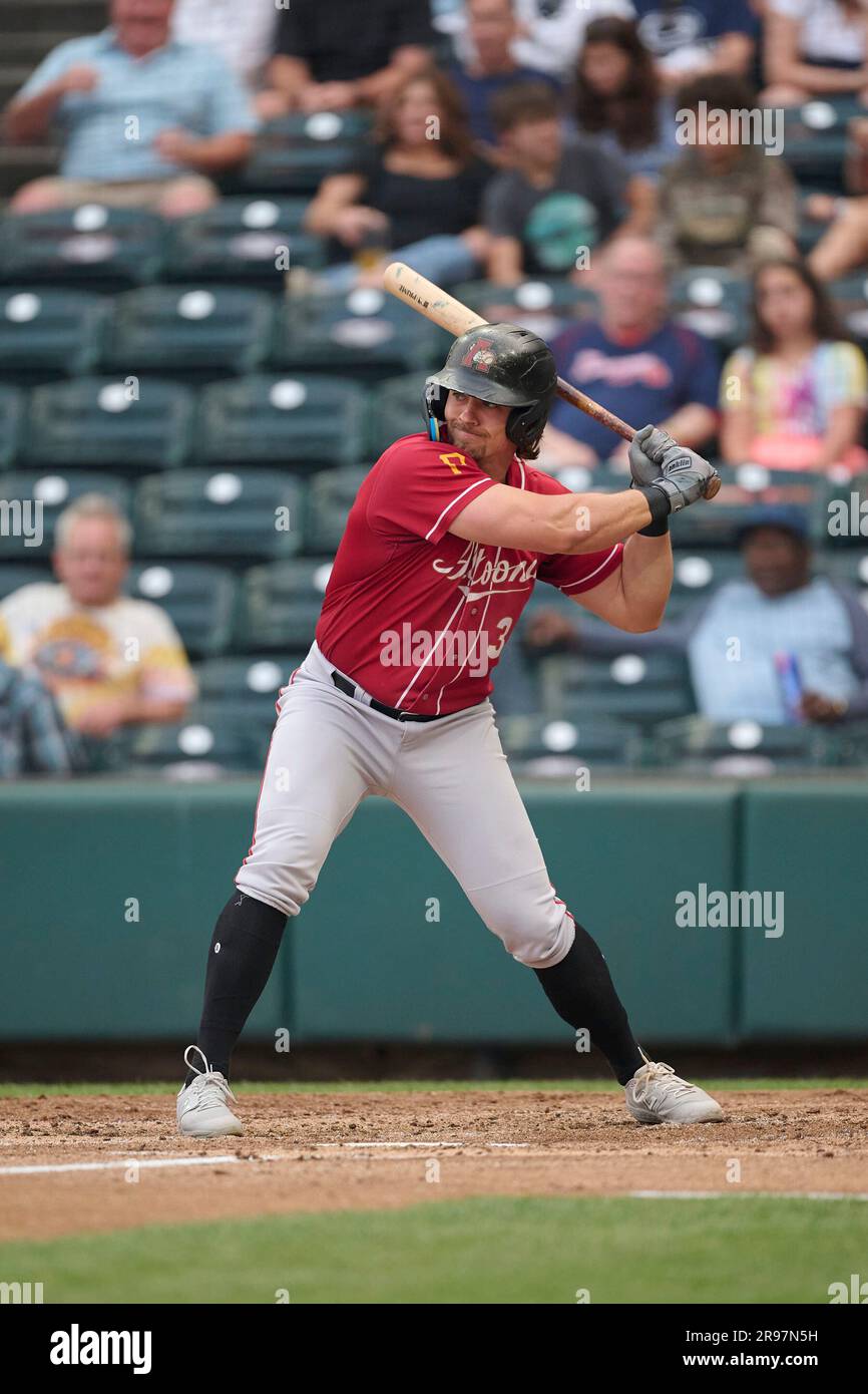 Altoona Curve Mason Martin (3) at bat during an MiLB Eastern League ...