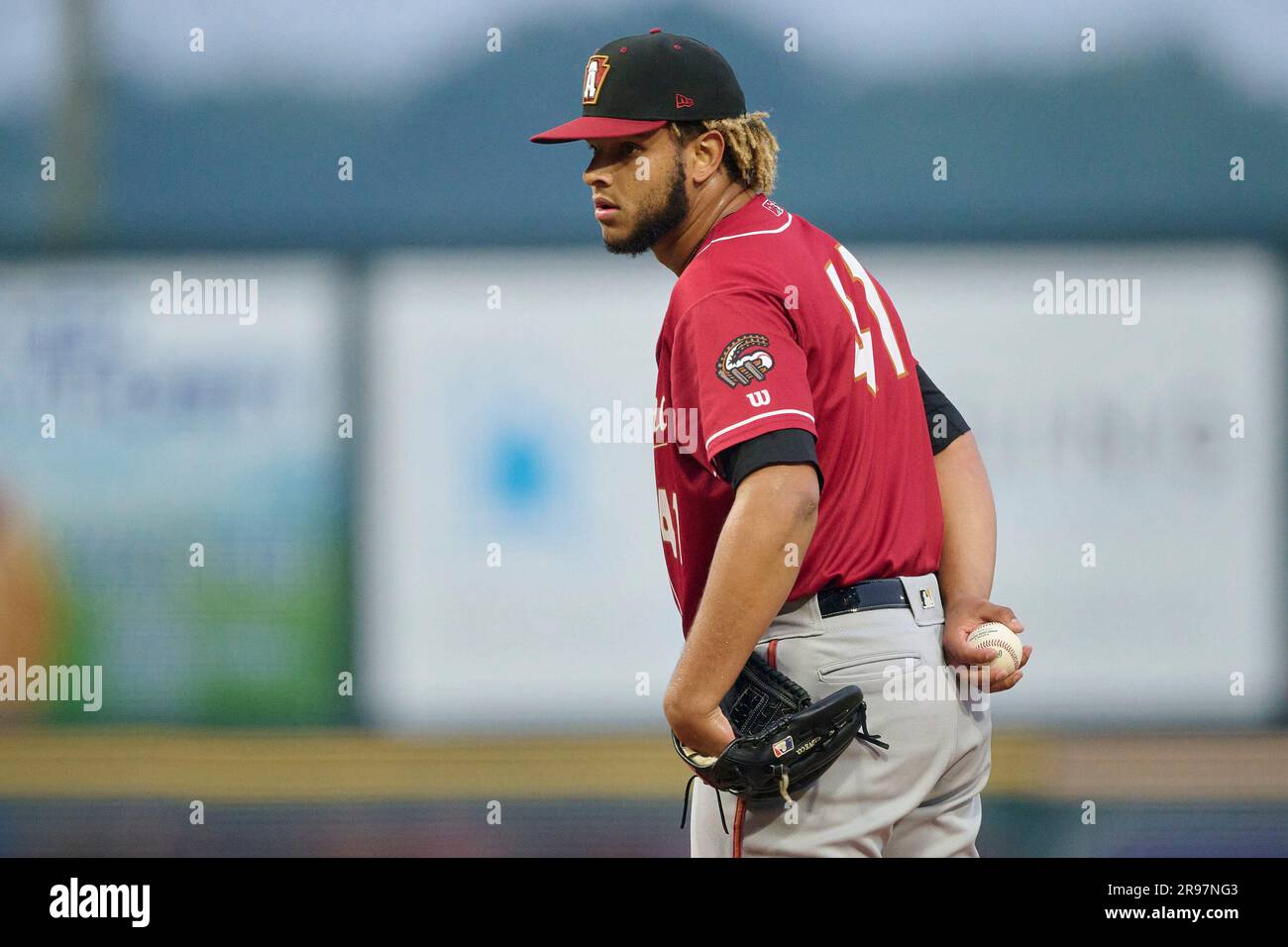 Altoona Curve pitcher Noe Toribio (41) during an MiLB Eastern League ...