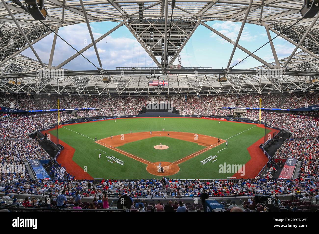 A General view of London Stadium during the 2023 MLB London Series ...