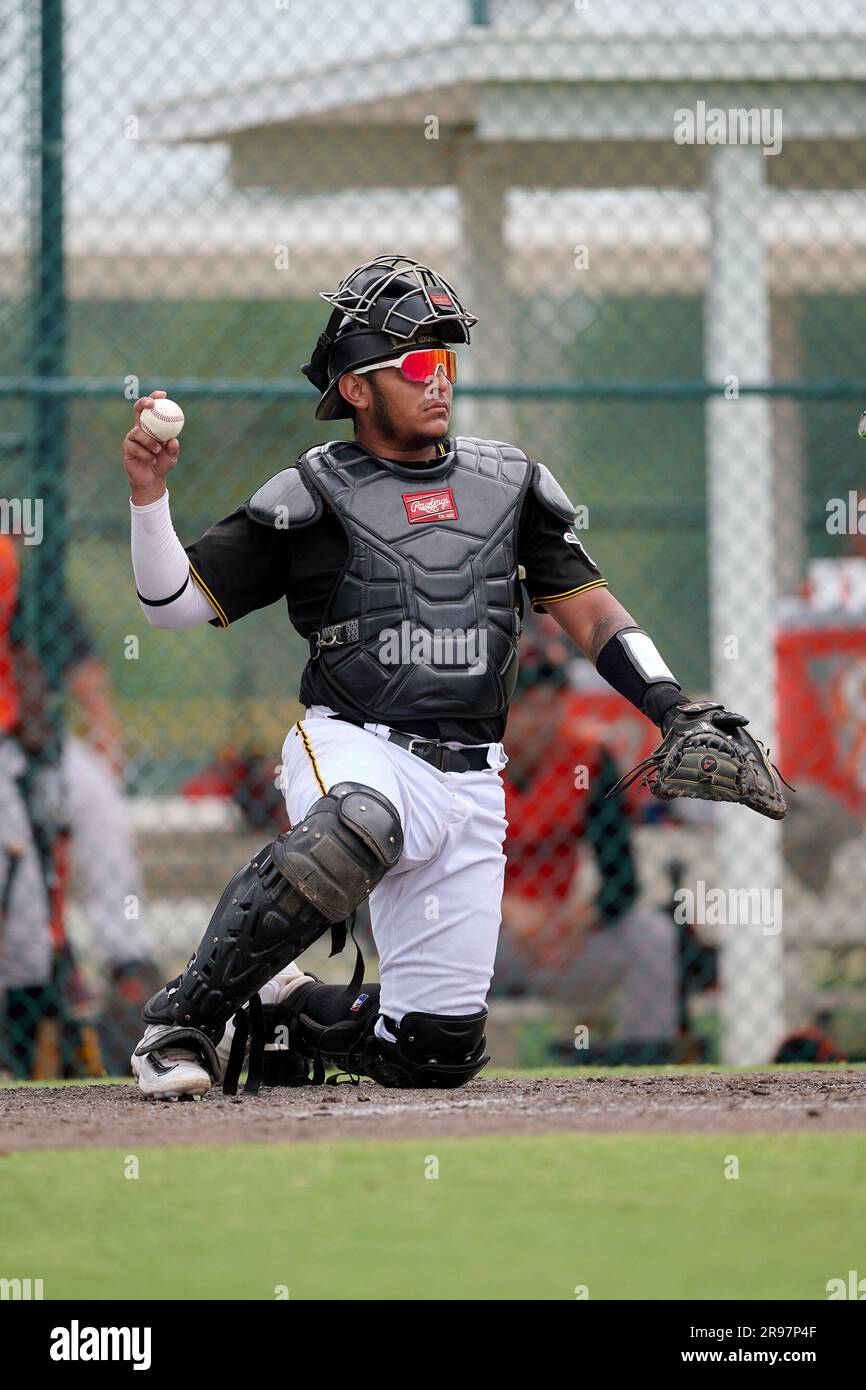 FCL Pirates catcher Rafael Escalante (98c) during an MiLB Florida ...