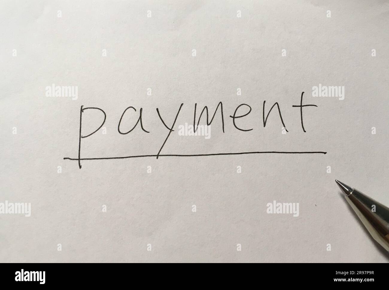 Payment word hi-res stock photography and images - Alamy