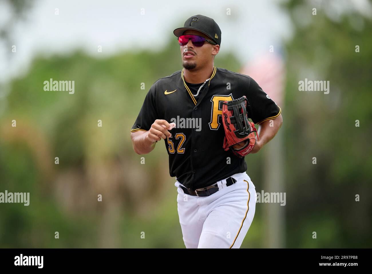 FCL Pirates outfielder Lonnie White Jr. (52) during an MiLB Florida ...