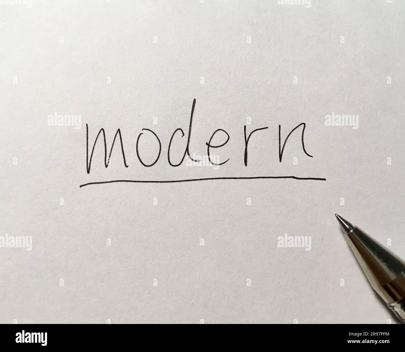 Modern word hi-res stock photography and images - Alamy