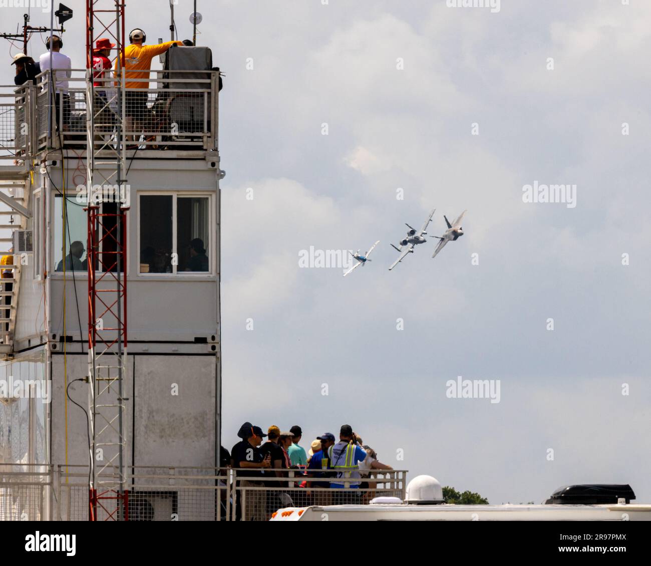 An impressive flying formation Stock Photo - Alamy